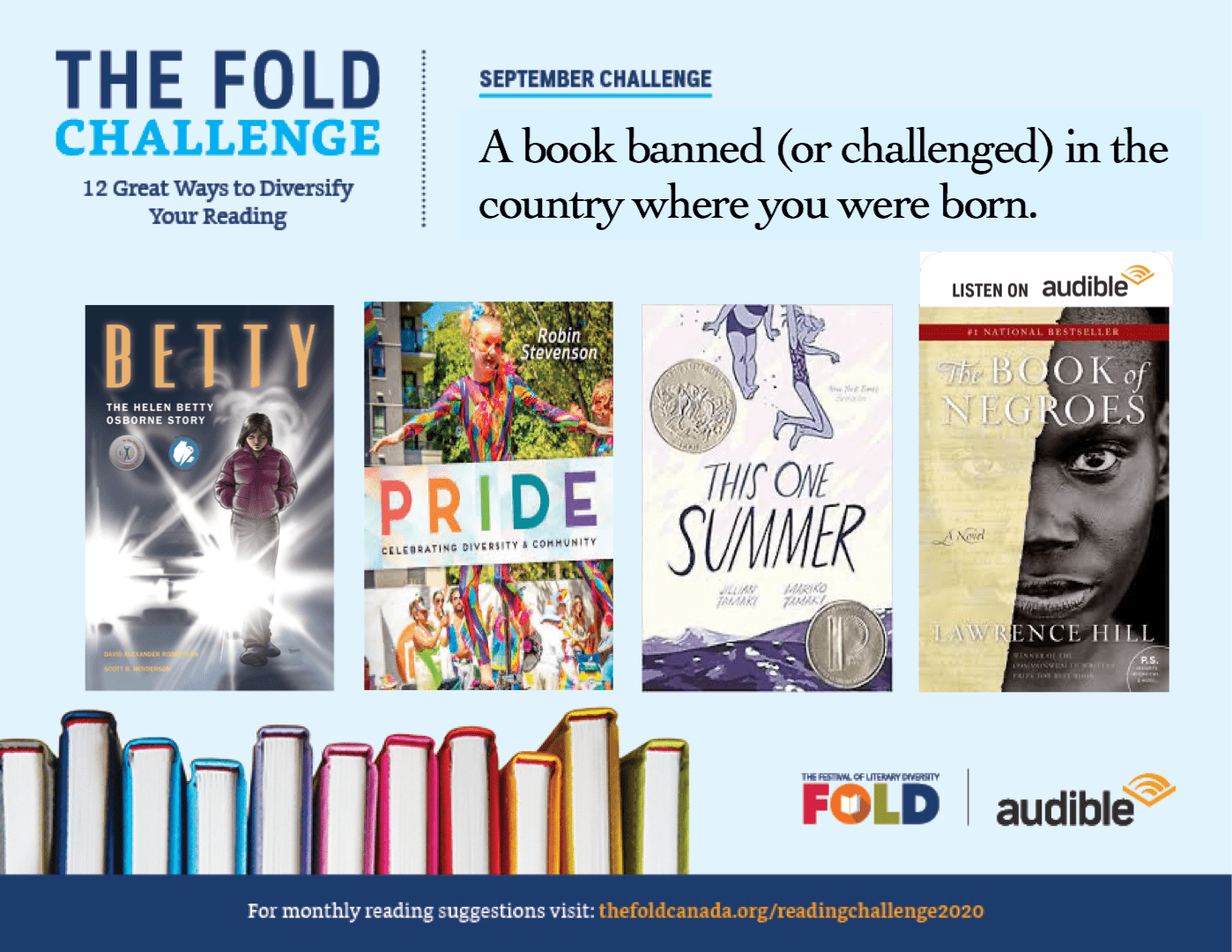 FOLD Challenge 2020 | 9. A Book Banned (or challenged) in the country ...
