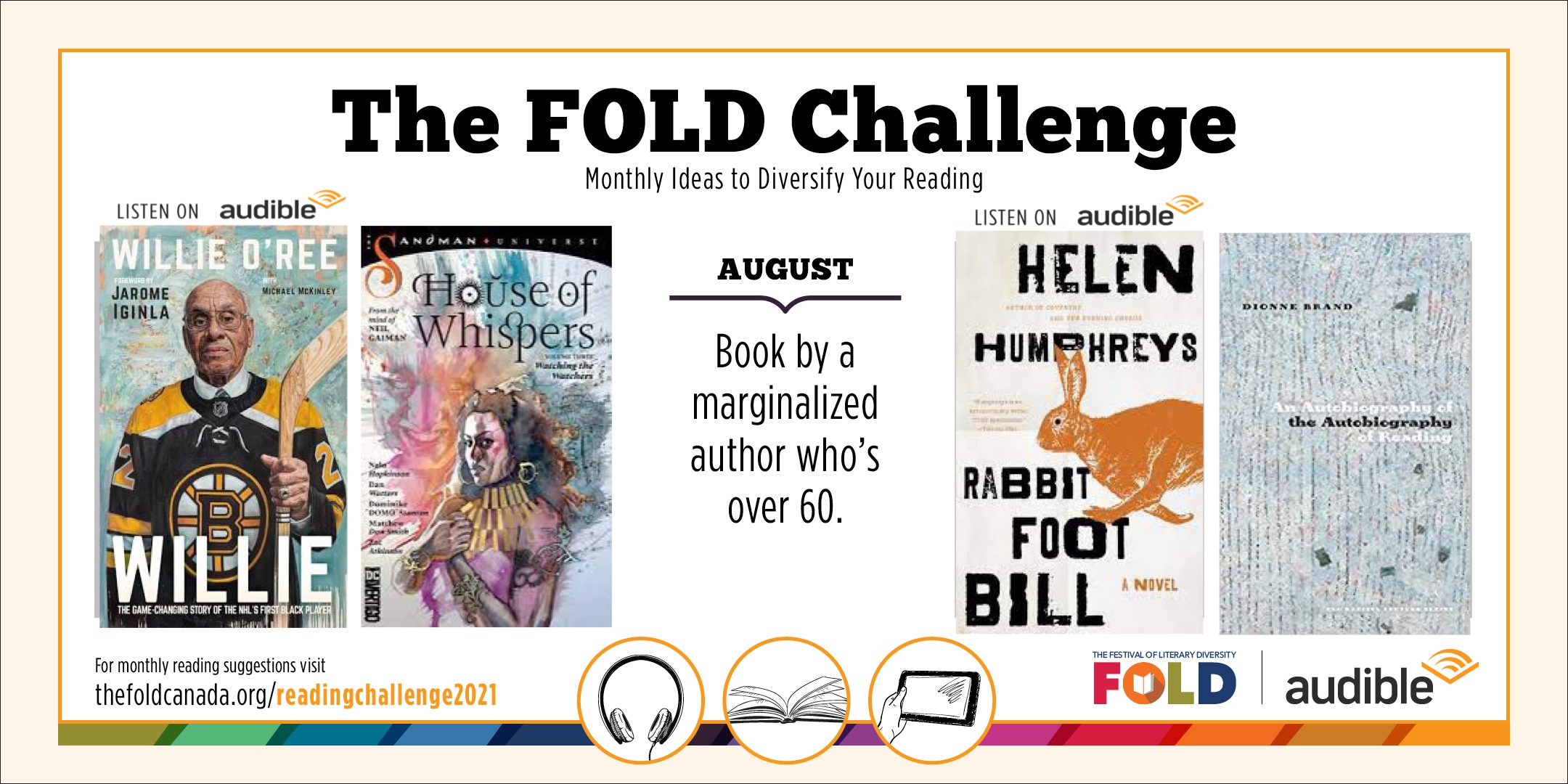 August FOLD Challenge: Book by a marginalized author over 60 - The FOLD