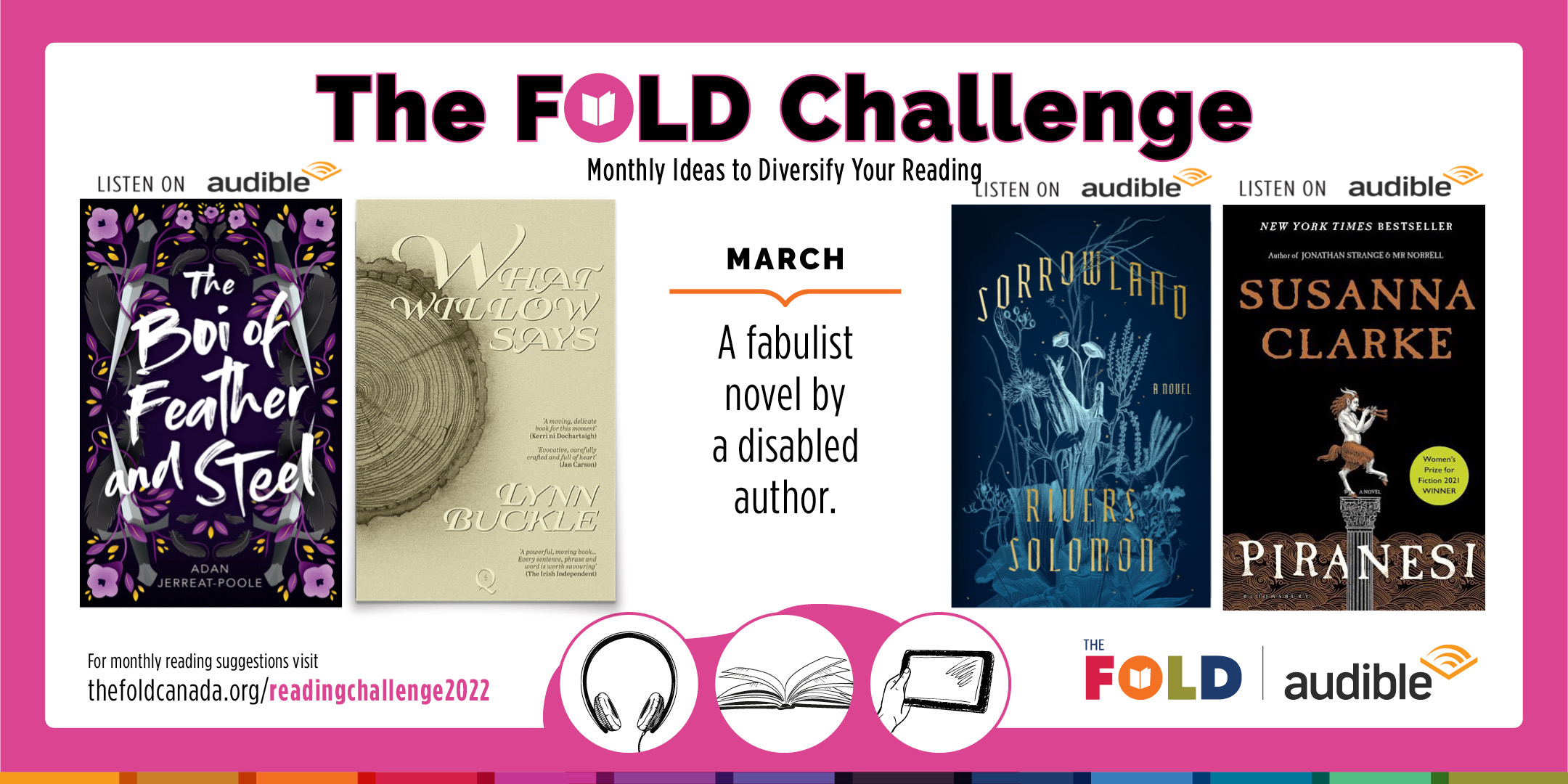 March FOLD 2022 Challenge: A fabulist novel by a disabled author - The FOLD