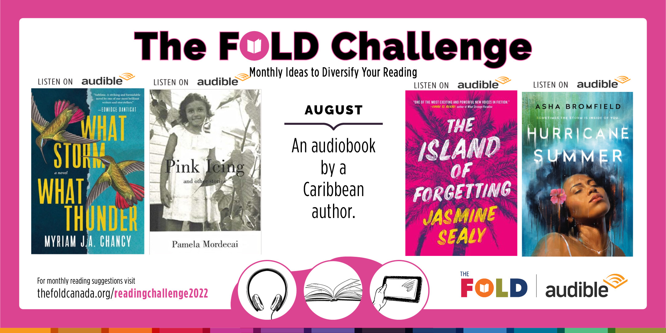 August FOLD 2022 Challenge: An audiobook by a Caribbean author - The FOLD