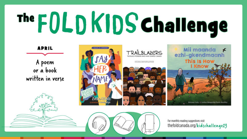 April FOLD Kids 2023 Challenge: A poem or a book written in verse - The ...