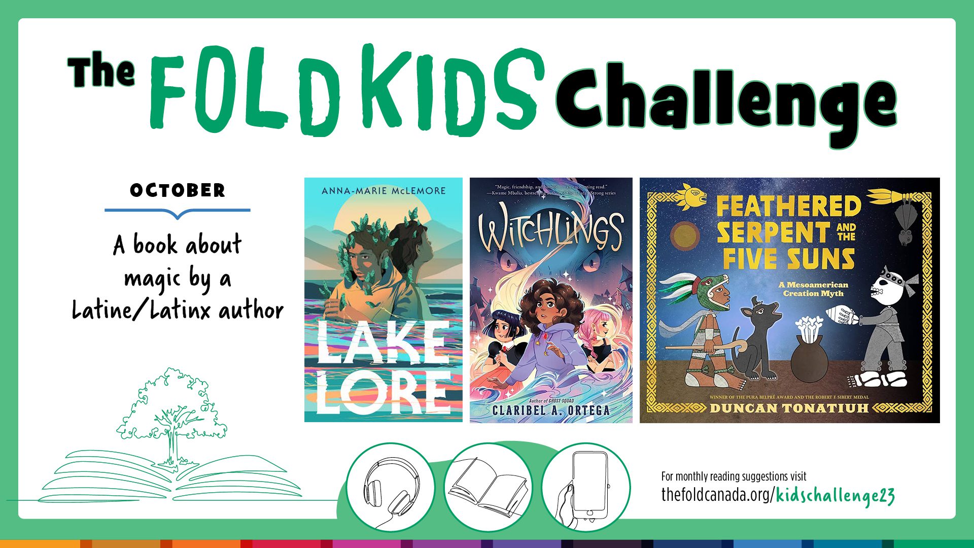 October FOLD Kids 2023 Challenge: A title featuring magic by a Latine ...