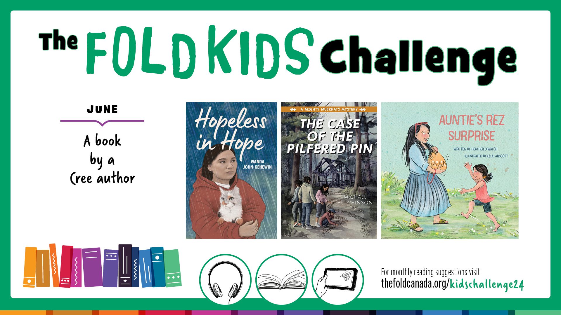 June FOLD Kids 2024 Challenge: A book by a Cree author - The FOLD