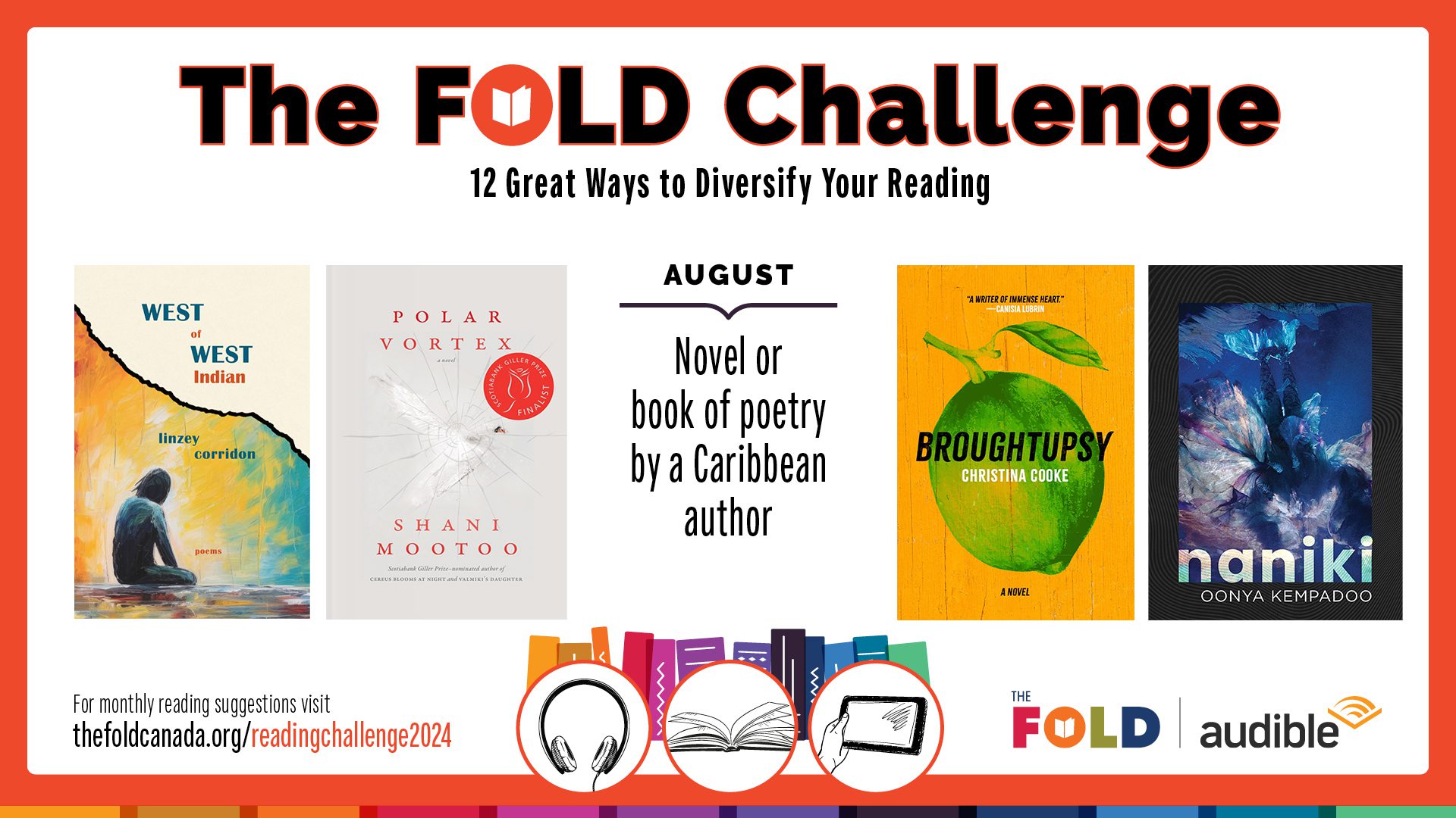 August FOLD 2024 Challenge: Novel OR book of poetry by a Caribbean ...