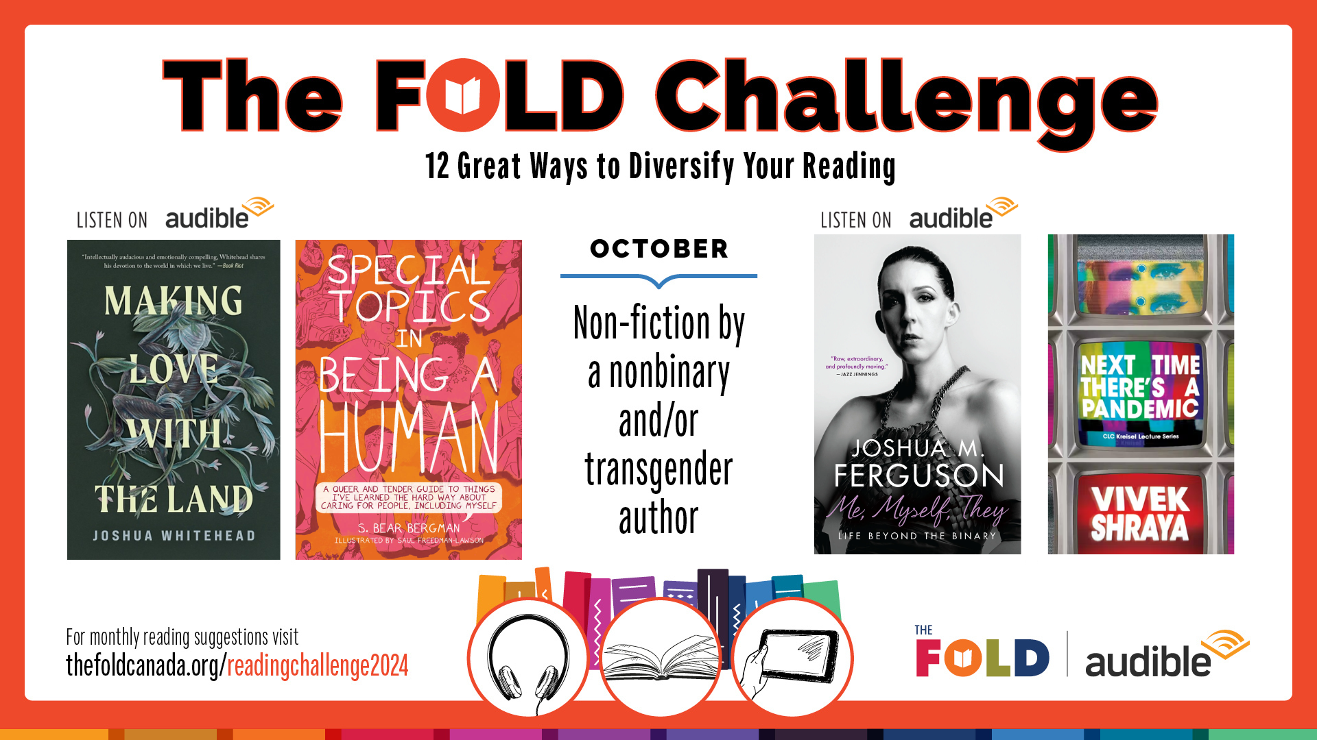 October FOLD 2024 Challenge: Non-Fiction by a nonbinary and/or transgender author - The FOLD