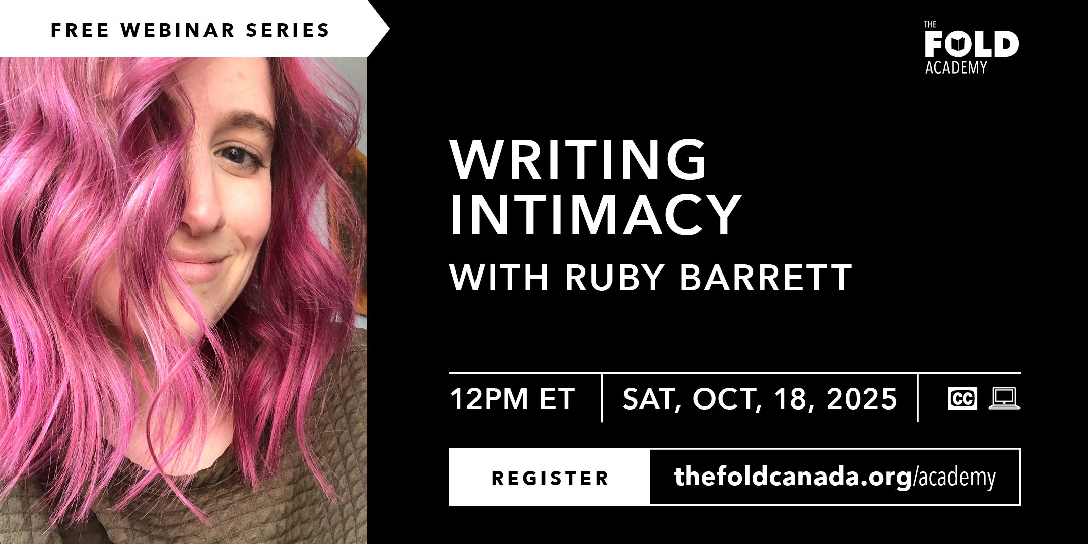 Writing Intimacy with Ruby Barrett - The FOLD